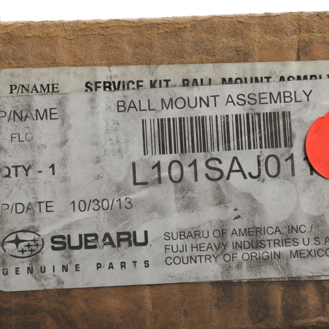 L101SAJ110 - OEM NEW 2010-2013 Subaru Outback Limited Wagon Ball Mount ...