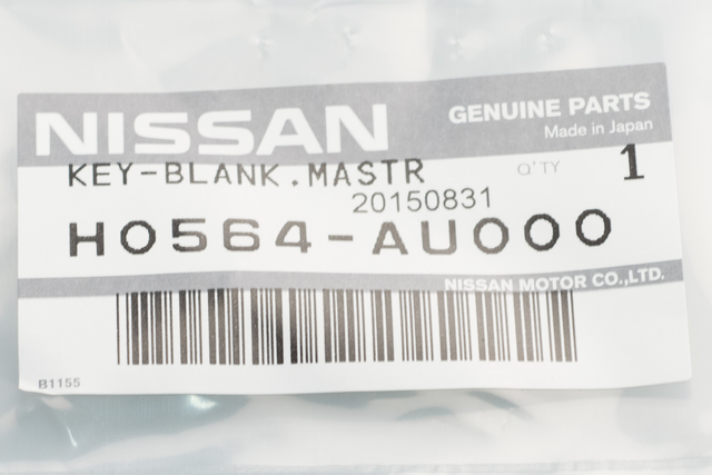 Key-Blank, Master H0564-AU000 | QuirkParts