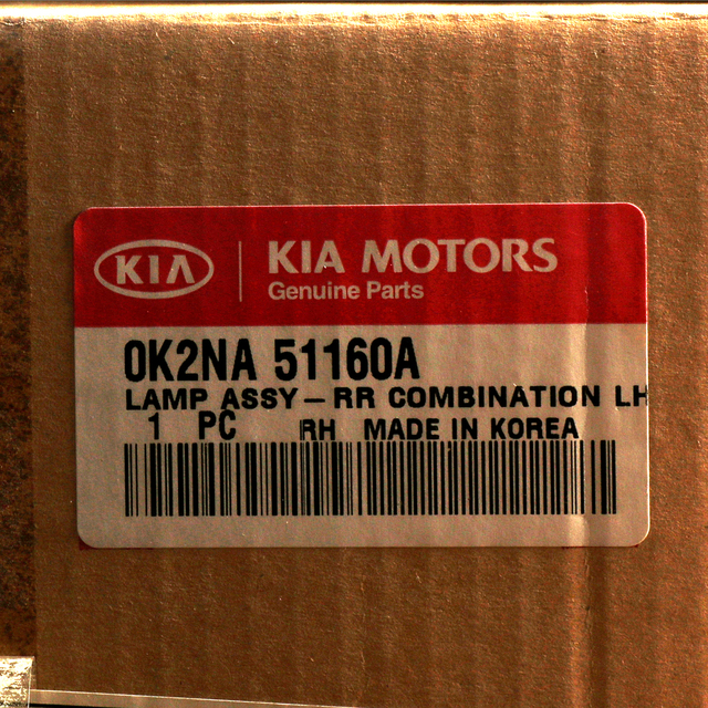 2002-2004 Kia Spectra OEM NEW 02-04 Kia Spectra Sedan Left Lamp ...