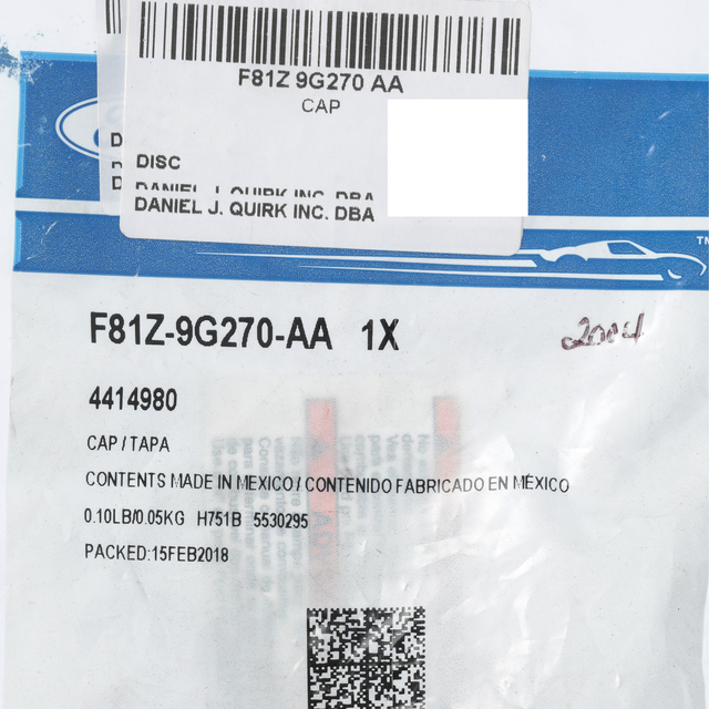 OEM NEW 1999-2004 Ford F250 F350 F450 F550 Super Duty Diesel Cap F81Z ...