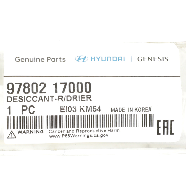 Hyundai - 97802-17000 - Drier Dessicant Bag - 2000-2024 Hyundai | OEM ...
