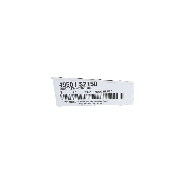 Hyundai - 49501-S2150 - Axle Assembly - 2019-2020 Hyundai Santa Fe ...