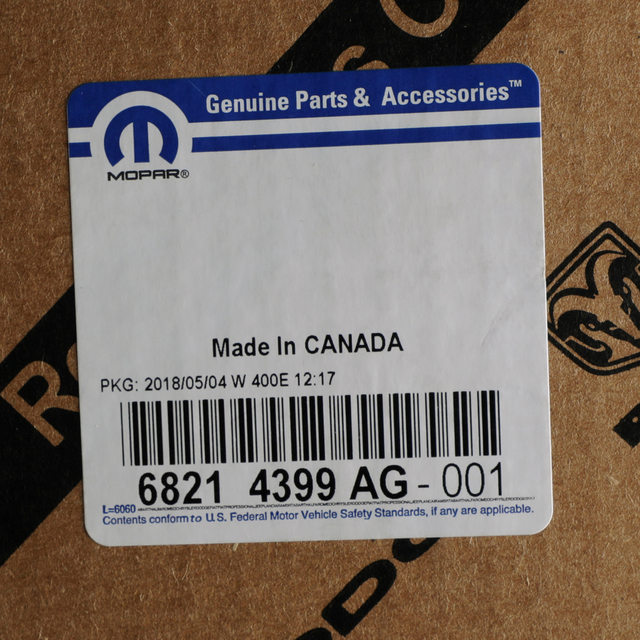 2015-2018 Dodge Charger Headlamp, Left 68214399AI | QuirkParts