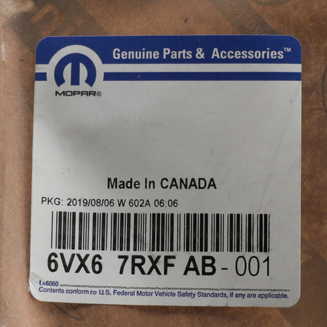 2014-2023 Jeep Cherokee Front Door Molding, Left 6VX67RXFAC | QuirkParts