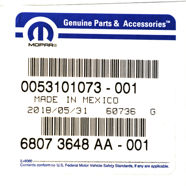 2012-2017 Fiat 500 Air Filter 68073648AA | Mopar OEM Parts Outlet