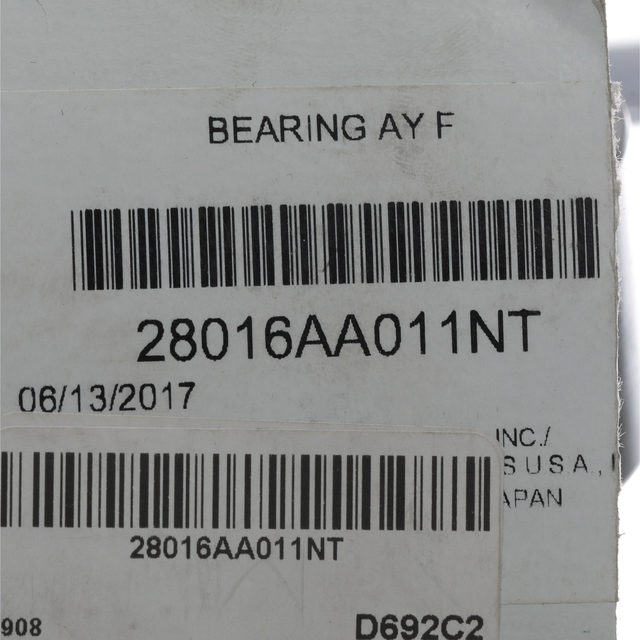 1990-2002 Subaru Genuine Subaru OEM Front Wheel Bearing WRX Legacy ...