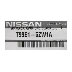 2017-2020 Nissan Armada Floor Mats, All Season T99E1-5ZW1A | QuirkParts