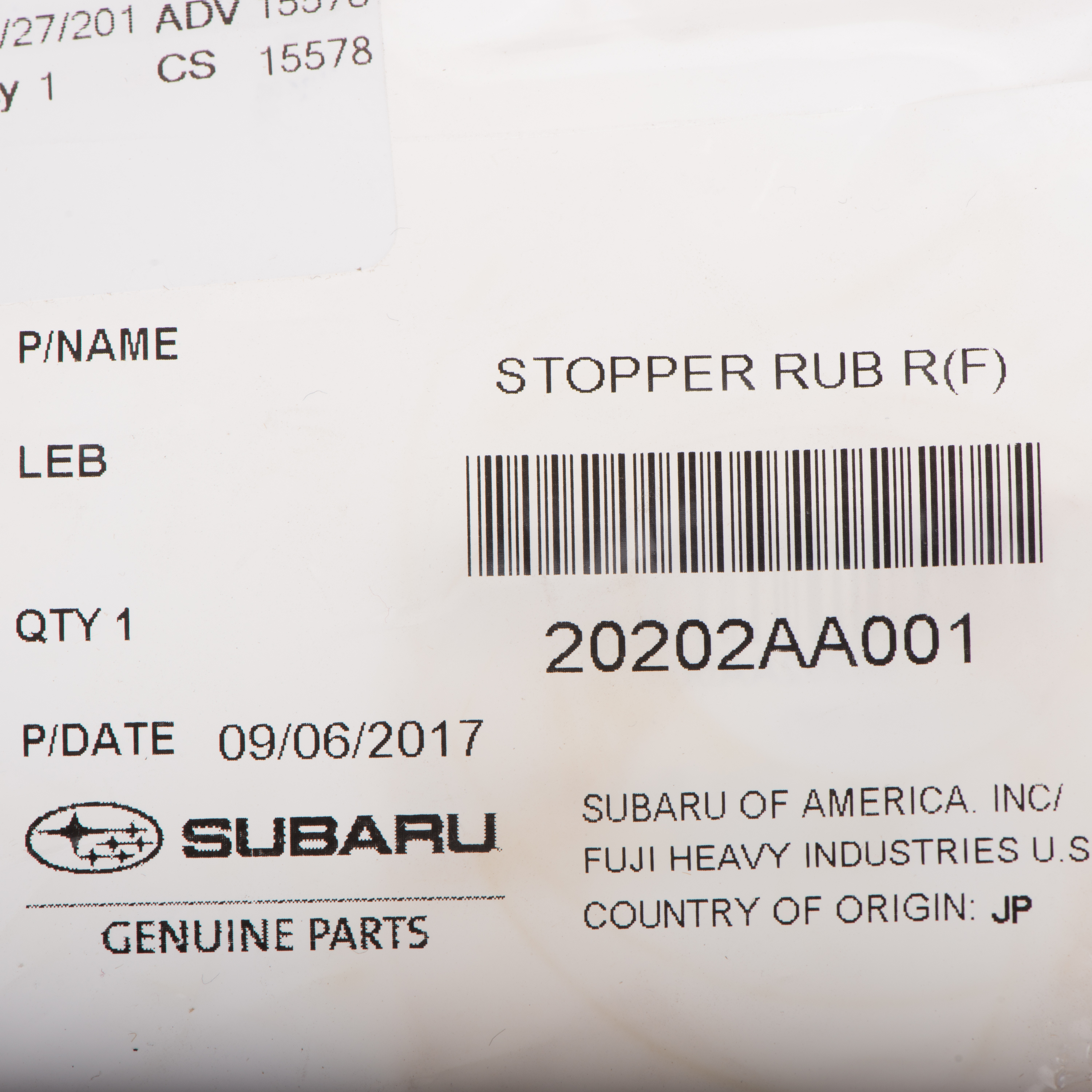 1990-2007 Subaru OEM NEW 1990-2007 Subaru Impreza Baja Front Rear ...