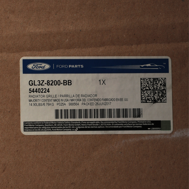 2015-2017 Ford F-150 Grille GL3Z-8200-BB | Ford OEM Parts Outlet