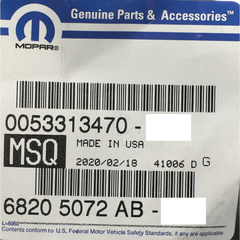 2014-2018 Jeep Cherokee Air Duct, Right 68205072AB | Mopar OEM Parts Outlet