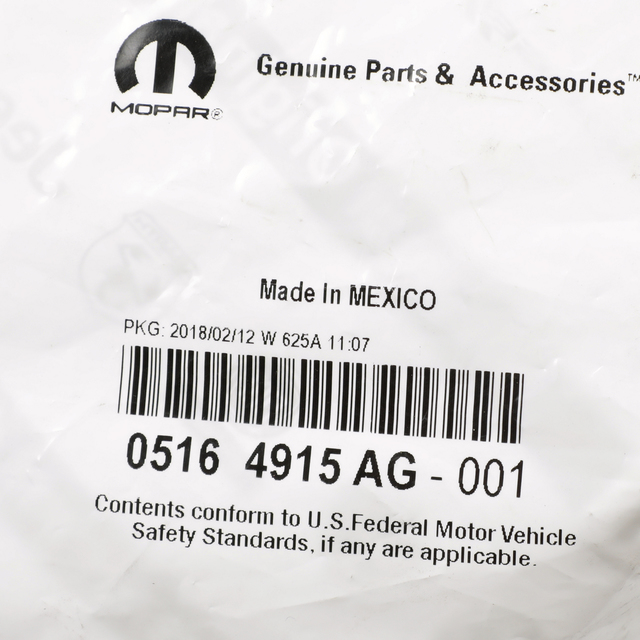 2011-2015 Mopar Oil Pan Gasket 5164915AG | Mopar OEM Parts Outlet
