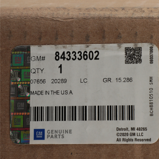 2019-2023 Chevrolet Floor Liners, All-Weather 84333602 | QuirkParts