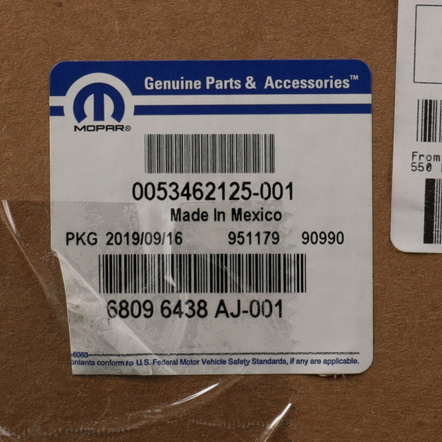 2012-2022 Ram Headlamp Park And Turn Lamp, Right 68096438AJ | QuirkParts