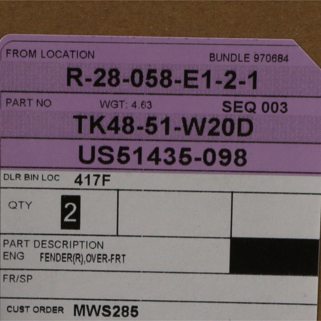 2016-2020 Mazda CX-9 OEM NEW 2016-2019 Mazda CX9 Sport Passenger Sd ...