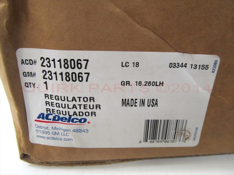 OEM NEW 2014-2020 GM Chevrolet GMC Regulator Assembly Front Side WDO GM ...