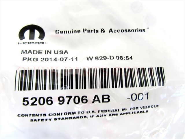 52069706AB - Jeep Dodge Corporate Front Axle Shaft Seal 8.25 205mm Oem ...