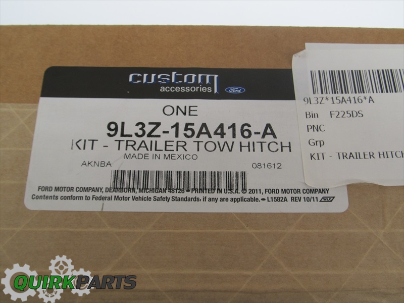 2009-2014 Ford F-150 OEM NEW 2009-2014 Ford F-150 Trailer Hitch Wiring ...
