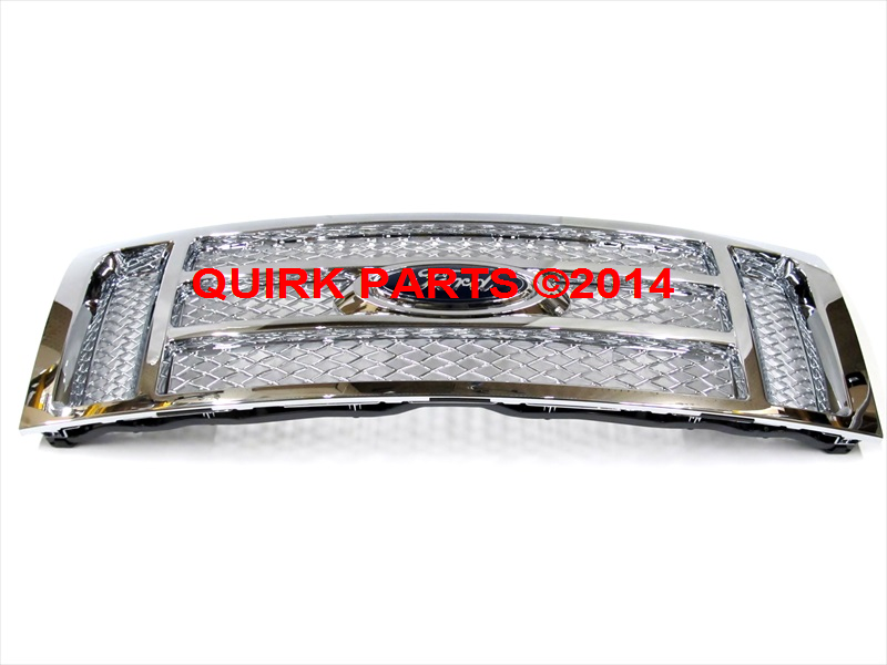 2010-2013 Ford F-150 2009-2014 Ford F-150 Lariat Chrome Mesh Front ...