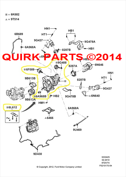 2011-2015 Ford 2011-2014 Ford F250 F350 450 550 Super Duty 6.7L ...