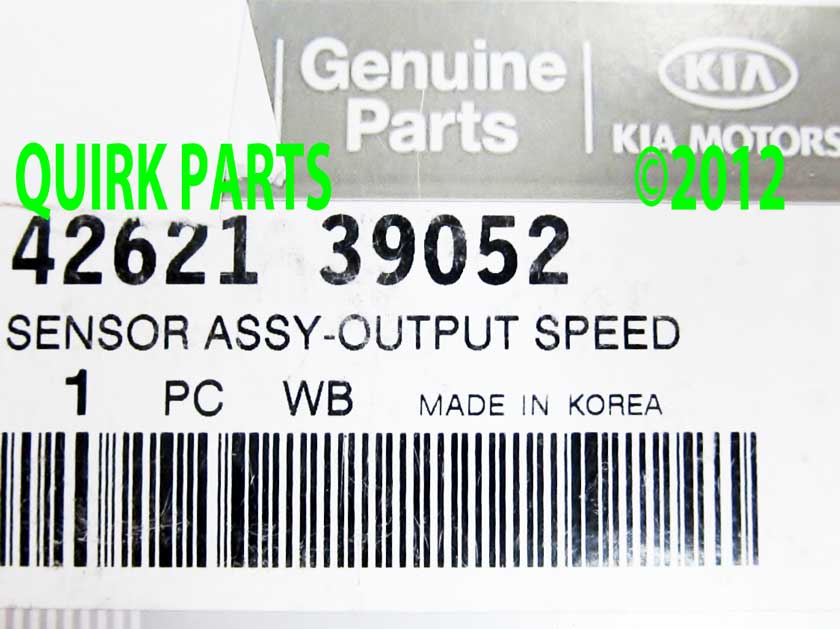 2001-2011 Kia Vehicle Speed Sensor 42621-39052 | QuirkParts
