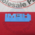 MATTE BLACK HEMI RED 5.7 LITER FENDER EMBLEM | Mopar Wholesale Parts
