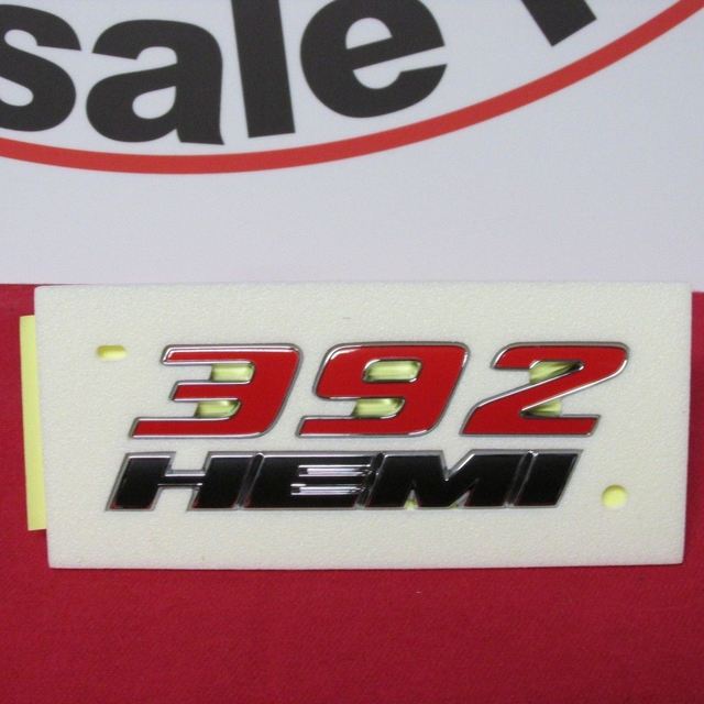 "392 HEMI" nameplates emblem NEW OEM MOPAR | Mopar Wholesale Parts