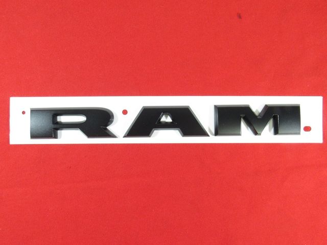68309785AB - Front Door Nameplate-Black 2019-2025 Ram 1500 | Mopar ...