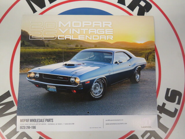 CALENDAR - 2025 MOPAR CALENDAR | Mopar Wholesale Parts