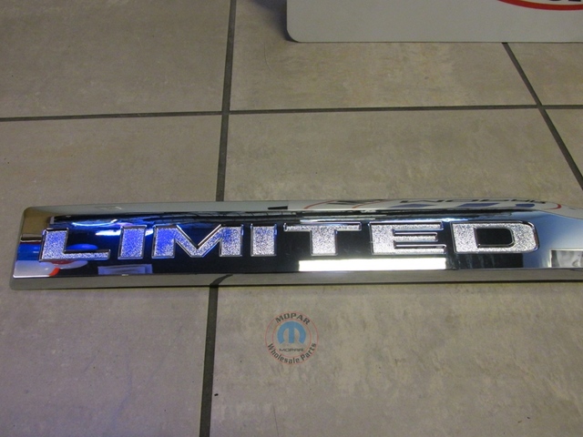 DODGE RAM LIMITED 4X4 Chrome Tailgate Applique NEW OEM MOPAR | Mopar ...