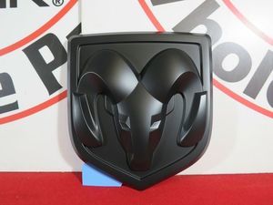 68218155AB - Tailgate Medallion-Matte Black 2013-2024 Ram | Mopar ...
