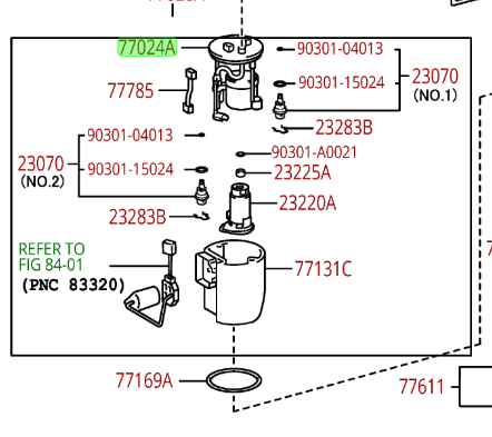 2015-2023 Toyota Tacoma Fuel Plate Sub-Assy 77024-04020 | Toyota Parts ...