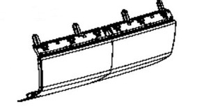 Jeep Grand Cherokee Bumper Cover Spacer Panel - 1WD25TZZAE ...