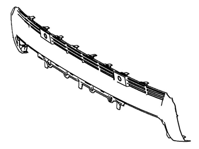 2023-2025 Toyota Sequoia Front Bumper Lower Grille Moulding | 2022-2024 ...