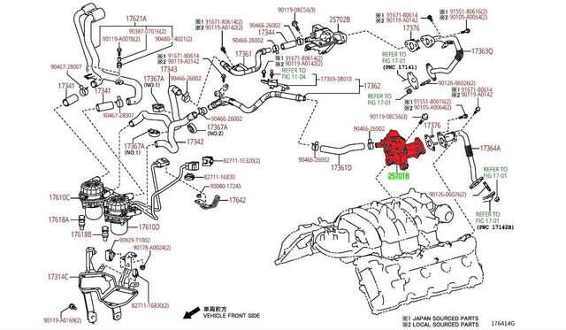 Genuine Toyota Emission Control Valve No. 1 25702-38050 | Frontier Toyota