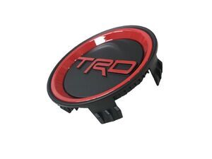 Genuine Toyota TRD Pro Center Cap Flat Black w/Red 4Runner Tundra ...