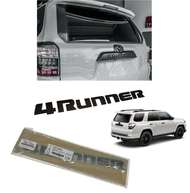 Genuine Toyota Black 4Runner Liftgate Emblem 75431-35070 | Frontier Toyota