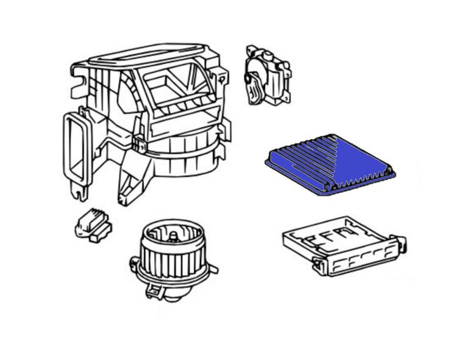 Genuine Toyota 4Runner Celica FJ Cruiser Prius Sienna Cabin Air Filter ...