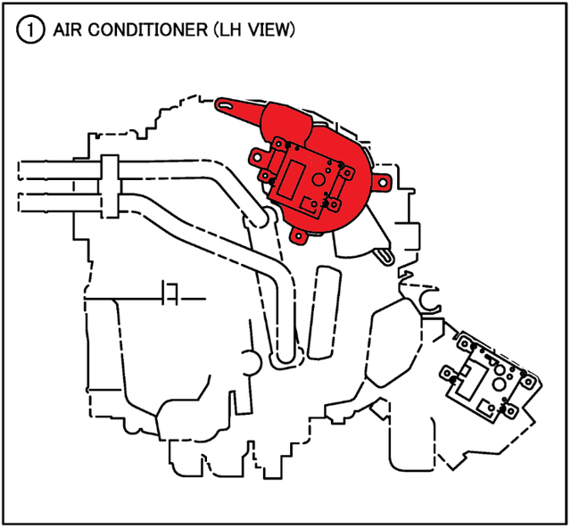 2016-2024 Toyota Air Conditioner Radiator Damper Servo 87106-0E110 ...