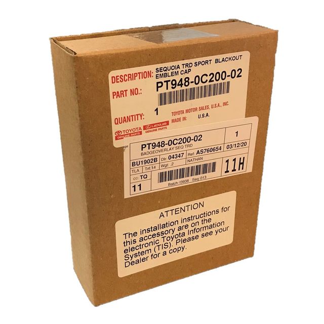 Genuine Toyota Sequoia Blackout Overlays PT948-0C200-02 | Frontier Toyota