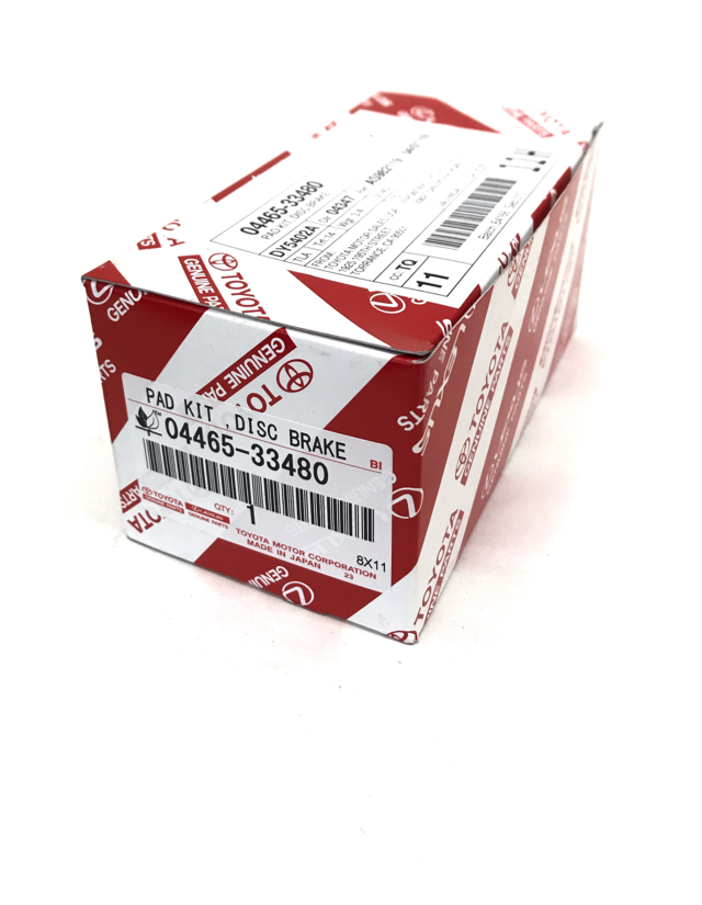 OEM Genuine Toyota Front Brake Pad Set 04465-33480 | Frontier Toyota