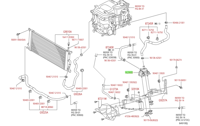 Genuine Toyota Highlander Inverter Water Pump G9040-48080 | Frontier Toyota