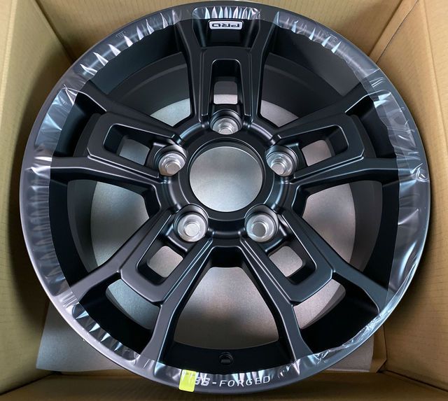 2020-2021 Toyota Sequoia TRD Pro 18" Forged BBS® Matte Black Alloy ...