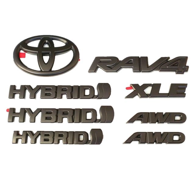 Genuine Toyota Rav4 Black Emblem Overlays PT948-42197-02 | Frontier Toyota