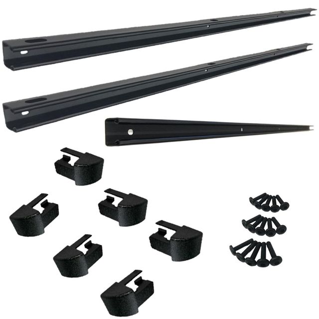 Tacoma Bed Accessory Rail Kit | 2005-2020 Tacoma Double Cab Short Bed ...