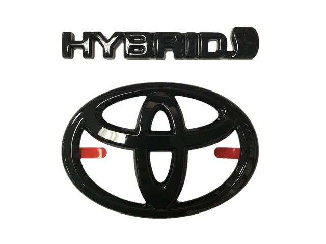Genuine Toyota Sienna Blackout Emblem Overlays | 2022-2023 Sienna PT948 ...