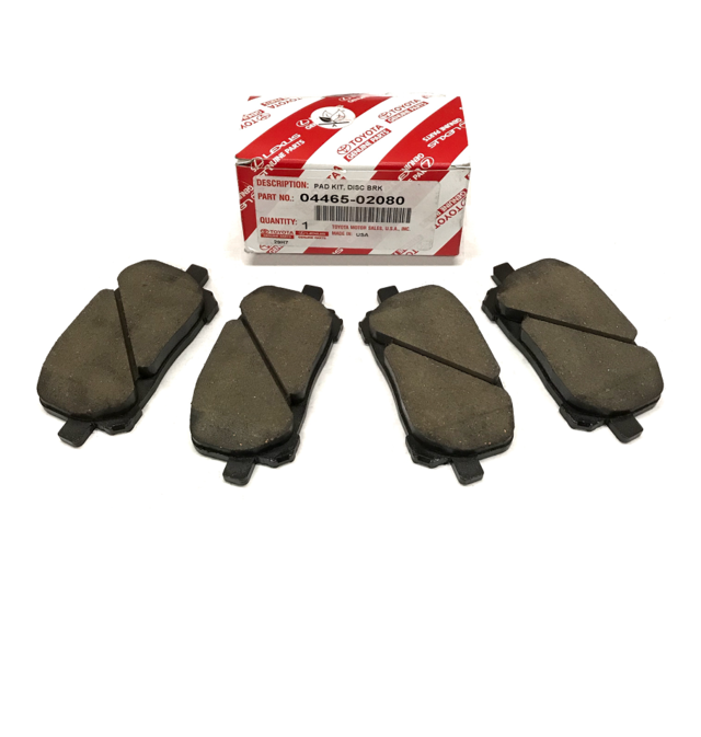 Genuine Toyota OEM Front Brake Pad Set 04465-02080 | 2003-2007 Corolla ...