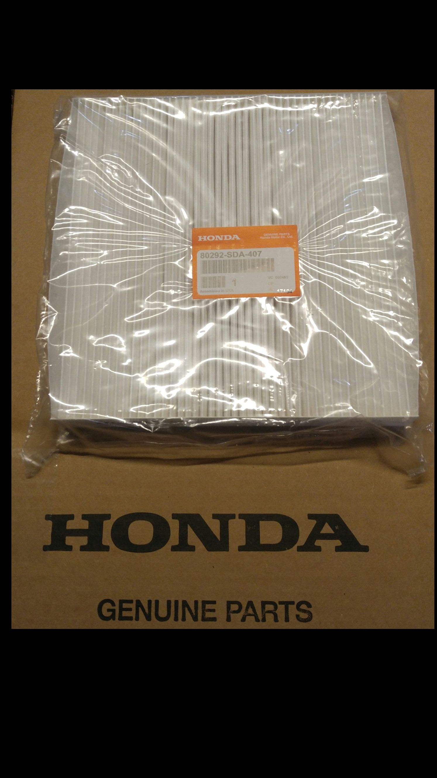 2003-2025 Honda Cabin Air Filter 80292-SDA-407 | hondapartswd