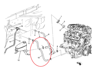 2007-2014 GM Hose 22885825 | NewGMParts.com