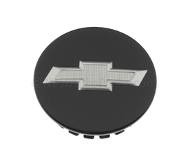 2012-2024 Chevrolet Wheel Cap in Black with Silver Bowtie Logo 22791586 ...