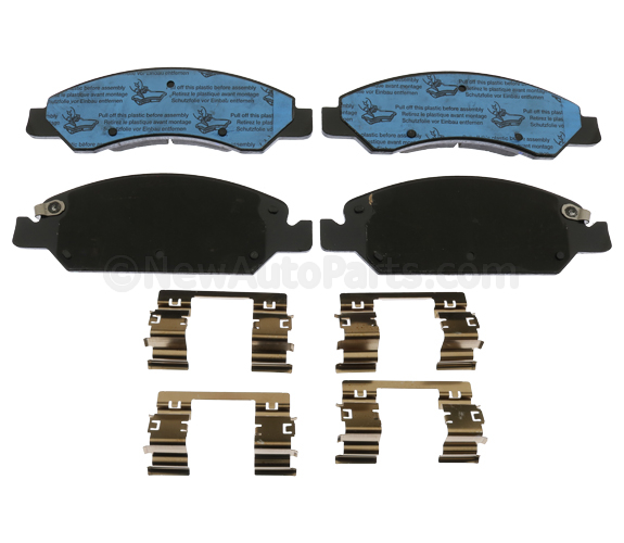 Front Disc Brake Pad Set with Clips 19369415 | NewGMParts.com